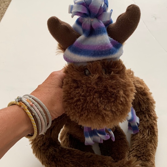 emrad creations | Toys | Plush Moose With Velcro Front Hooves To Hang ...